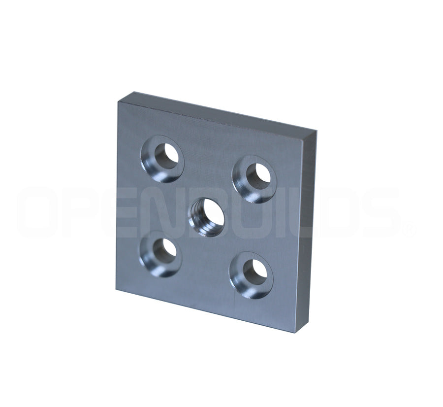 40x40 V-Slot Center Threaded Foot Plate – MakerTechStore